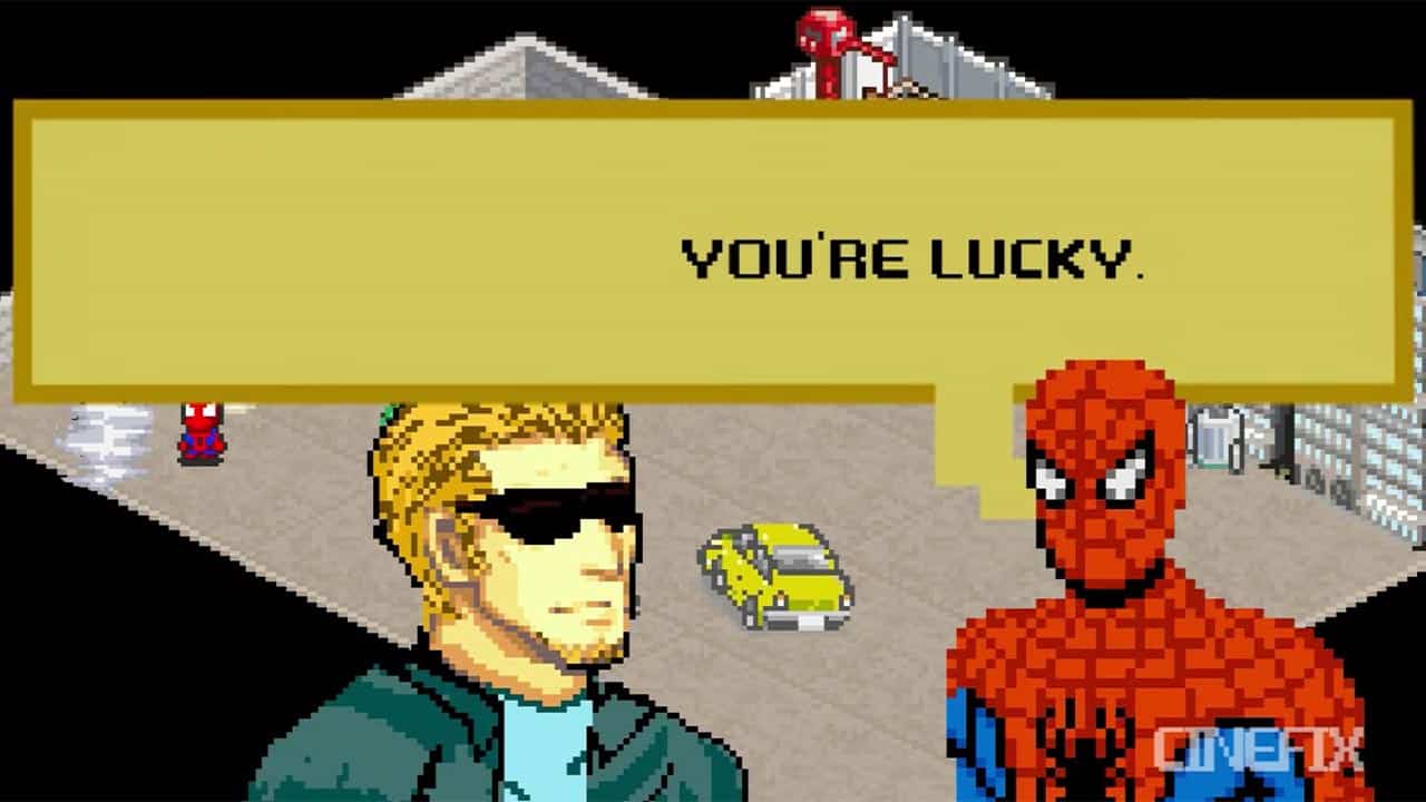Cómo serí­a en 8-bits la pelí­cula El Sorprendente Hombre Araña | OhMyGeek!