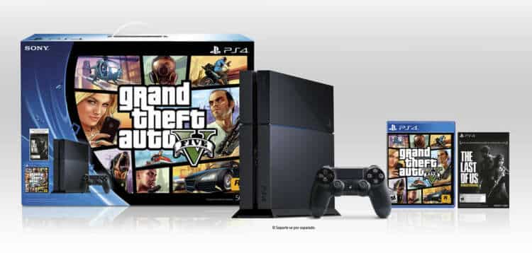 PlayStation preparó un Bundle de la PS4 con GTA V para Black Friday