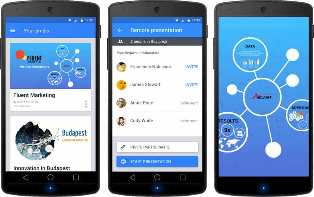 Prezi presenta su versión oficial y gratuita para Android