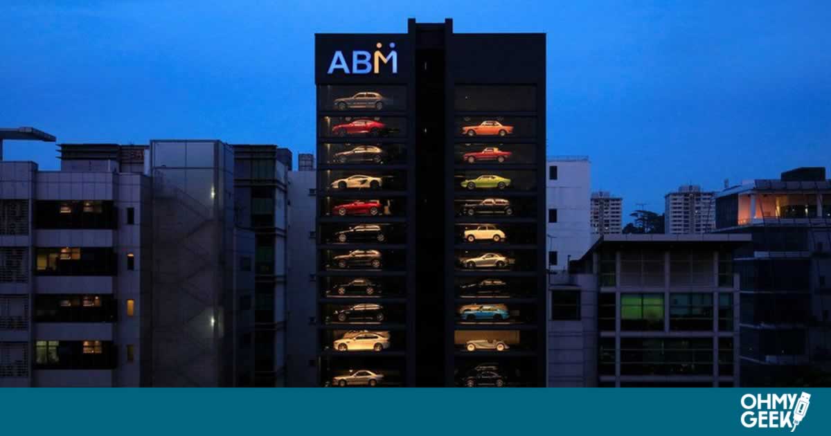 Conoce a la vending machine de autos: es un edificio de 15 pisos