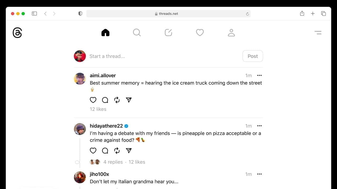 Threads lanza oficialmente su versión Web a partir de hoy | OhMyGeek!